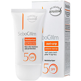 קרם לחות עם הגנה מהשמש SPF50 | Classic | סבוקלם Sebocalm | מדילינק פארם
